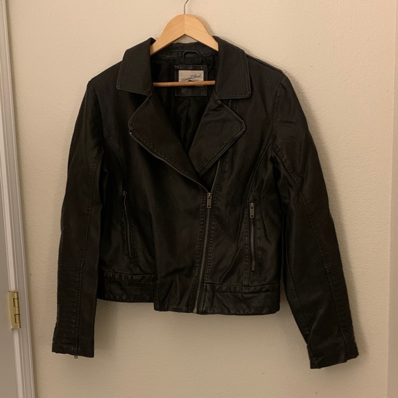 Universal Thread | Jackets & Coats | Universal Thread Dark Leather ...